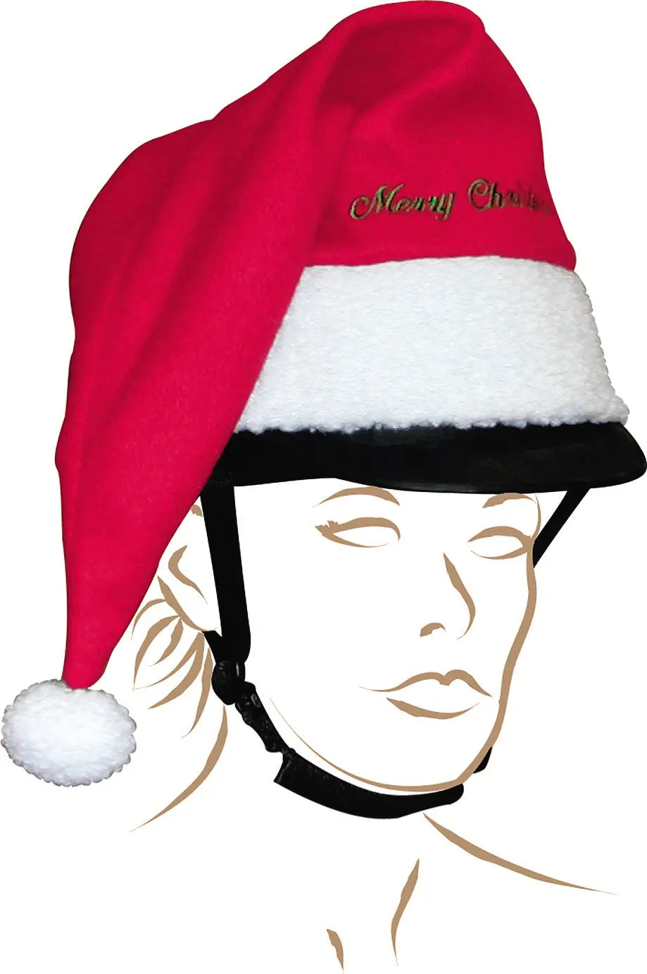 Buy the Christmas Helmet Cover | Online for Equine – Online For Equine